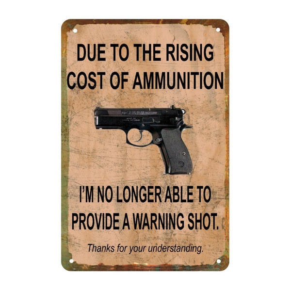 Funny Ammo Sign - Etsy