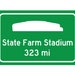 Custom Stadium Road Sign - Pick Your Team and Customize the Distance ...