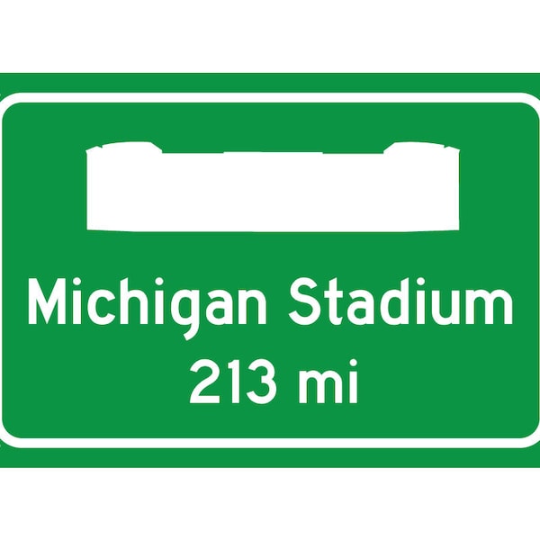 Michigan Road Sign - Etsy