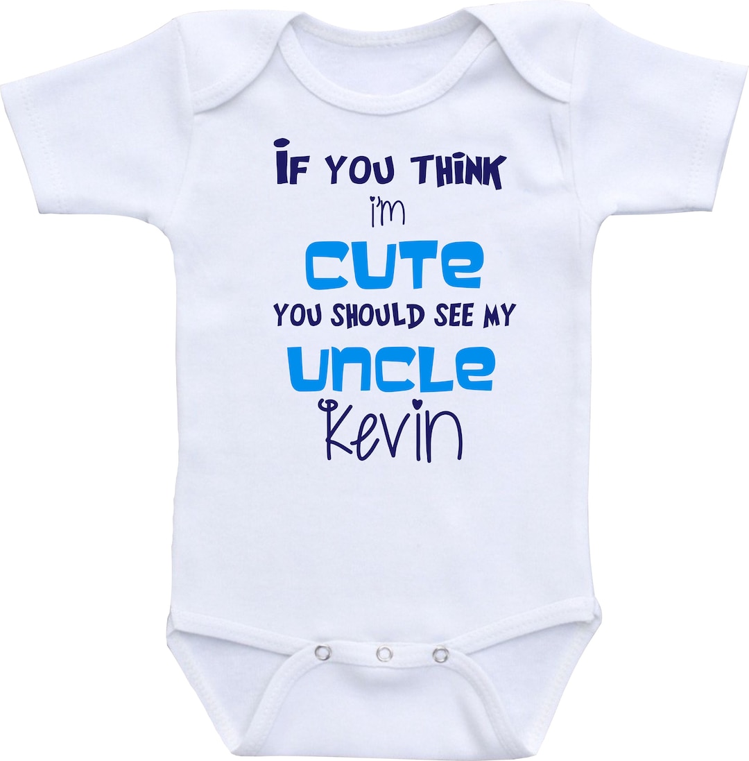 Funny Uncle Baby Bodysuit - Cute Uncle Gift, Baby Clothes - Etsy