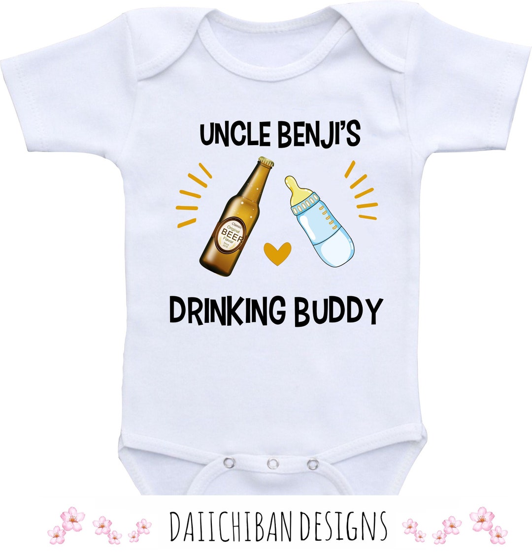My Uncle Loves Me Baby Bodysuits - USA Made Baby Shower Gift - Etsy