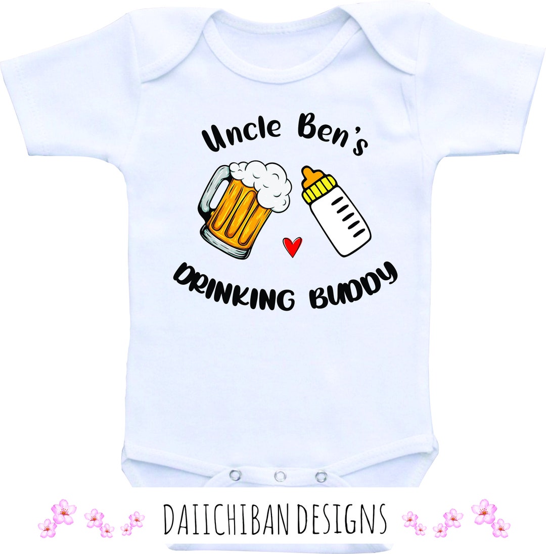 Uncle's Drinking Buddy Baby Outfit: Humorous Nephew Gift - Etsy