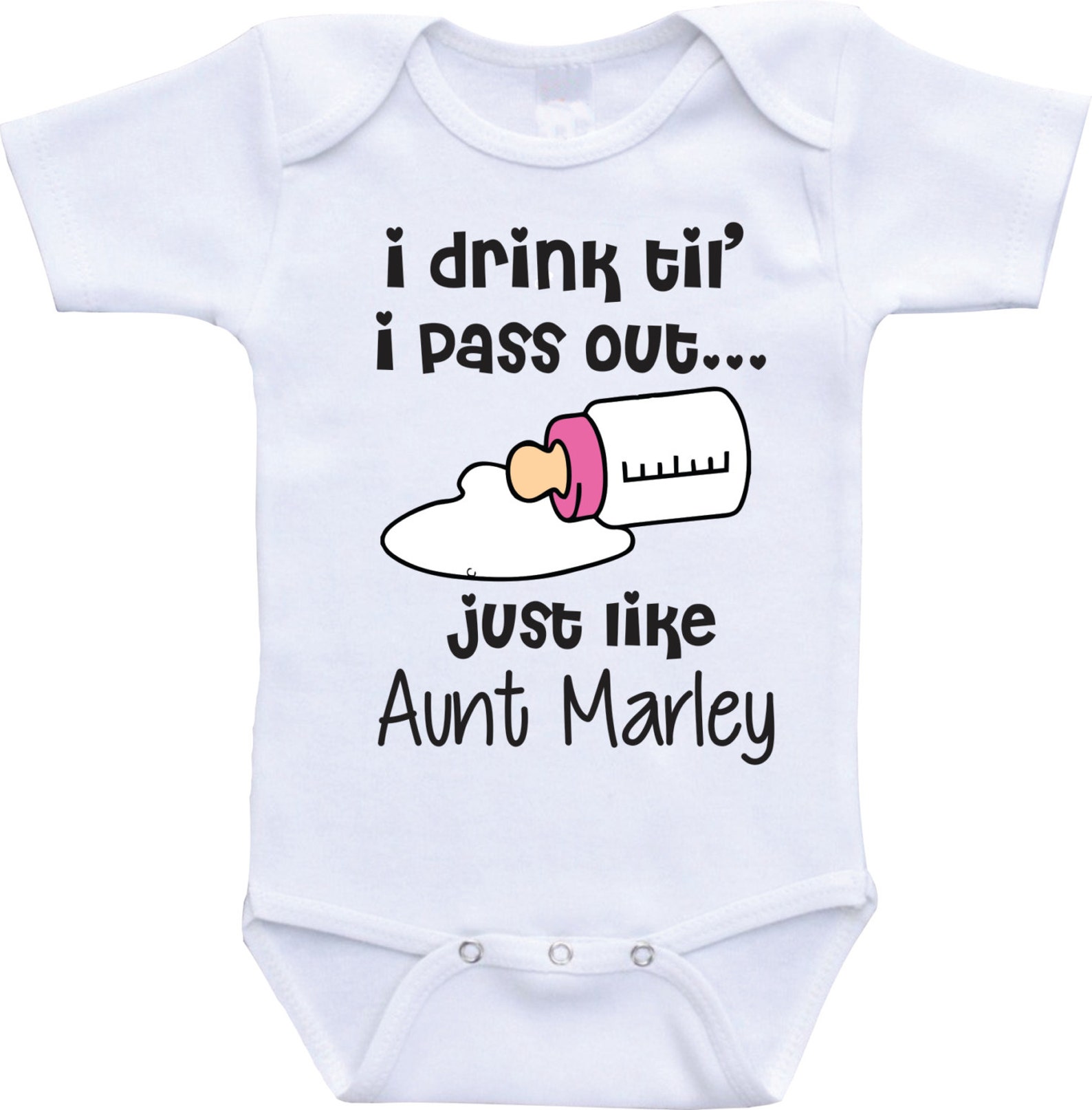 I Drink Until I Pass Out Funny Baby Onesies Aunt and Niece - Etsy
