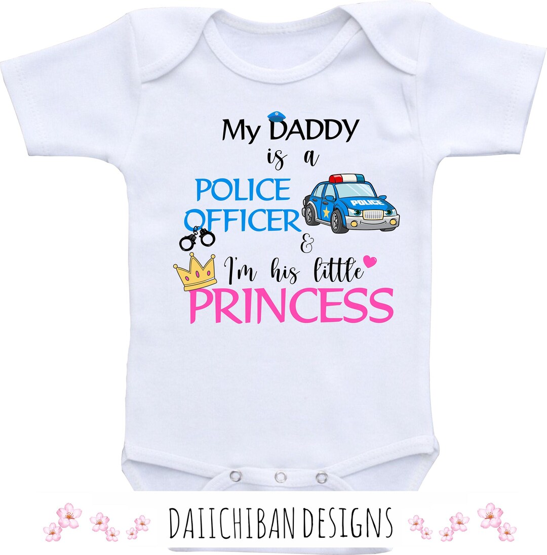 My Dad is a Police Officer Onsie Police Baby Outfit Police Baby Shower ...