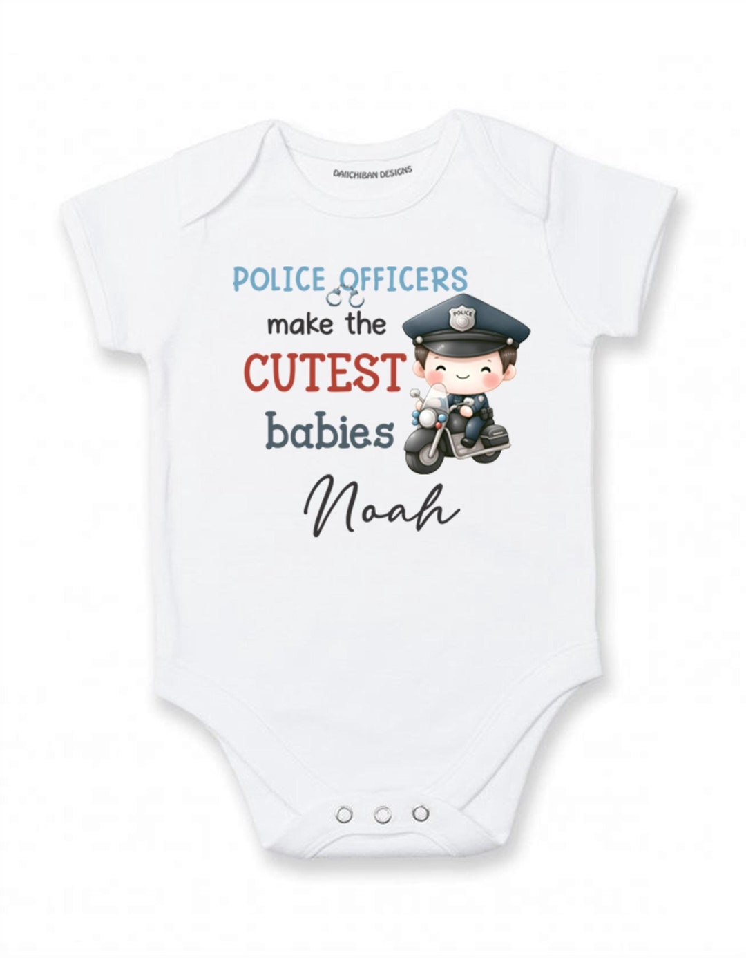 Personalized Police Baby Clothes, Funny Police Officer Baby Outfit - Etsy