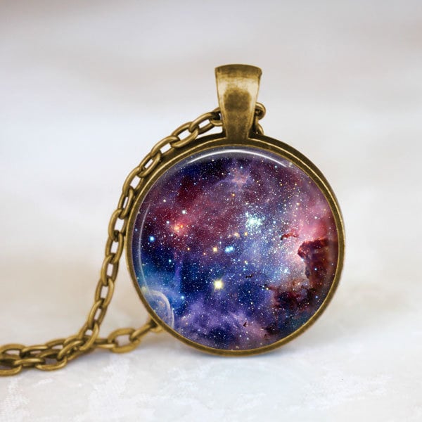 Space Necklace - Etsy