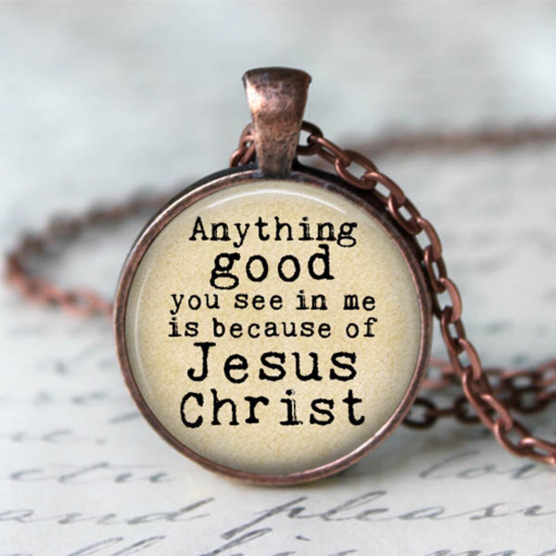 Jesus Christ Necklace Christian Jewelry Christian Gifts - Etsy