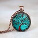 Tree Necklace - Red Tree of Life Tree Jewelry Zen Yoga Jewelry Gift for ...