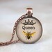 Queen Bee Necklace Honeybee Necklace Bumble Bee Jewelry Entomology ...