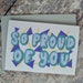 Blue so Proud of You Card UK, Blue and Yellow Well Done Card for Son ...