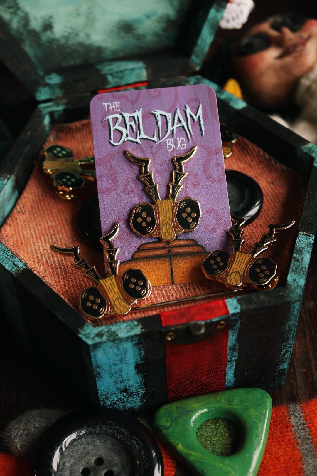 Beldam Bug Enamel Pin - Etsy