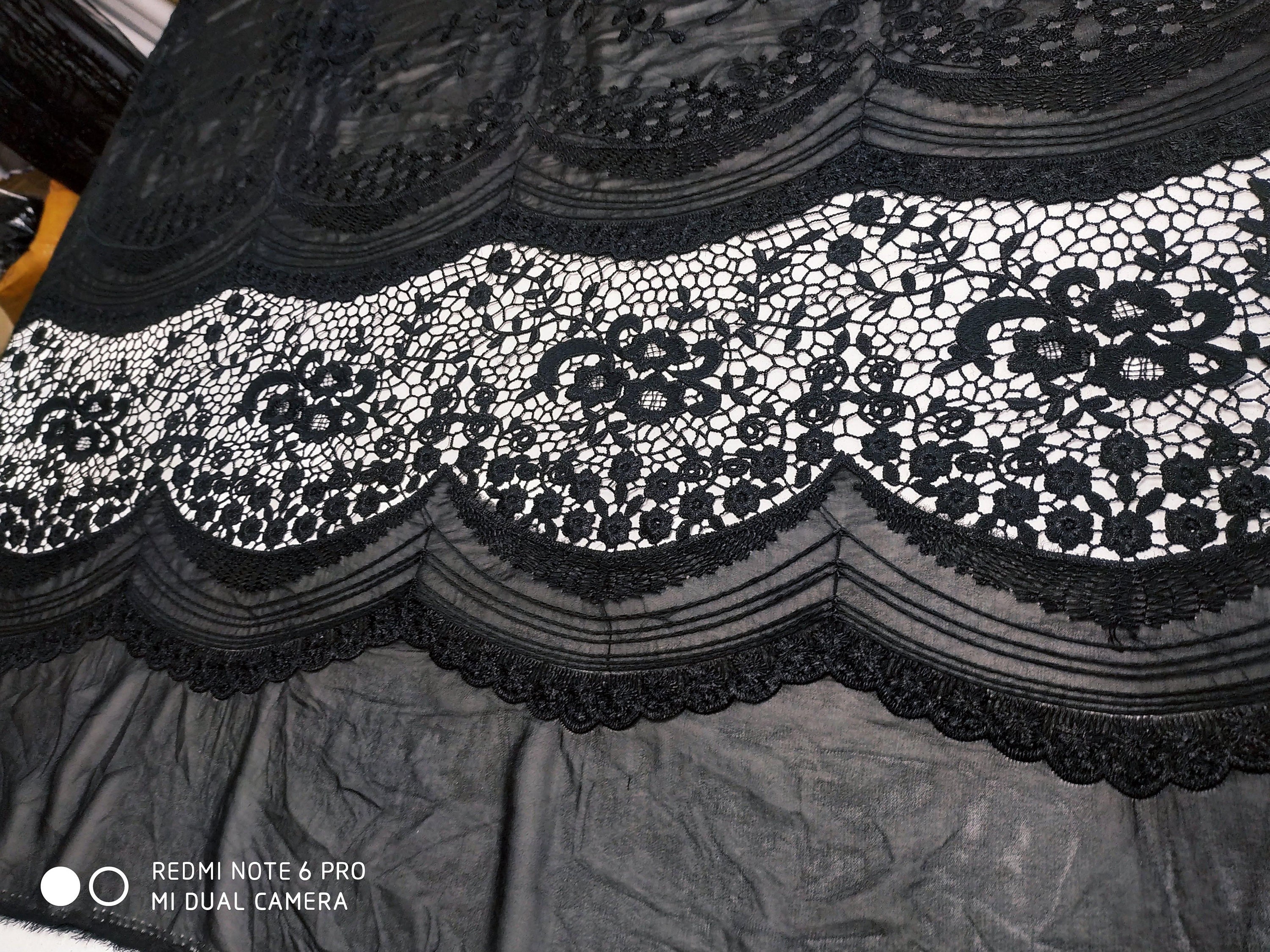 Guipure Belgium in a Grid With Beautiful Edges | Etsy