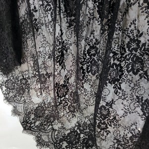 European Style Luxurious Wedding Gowns Lace Fabric Subtle Eyelash ...