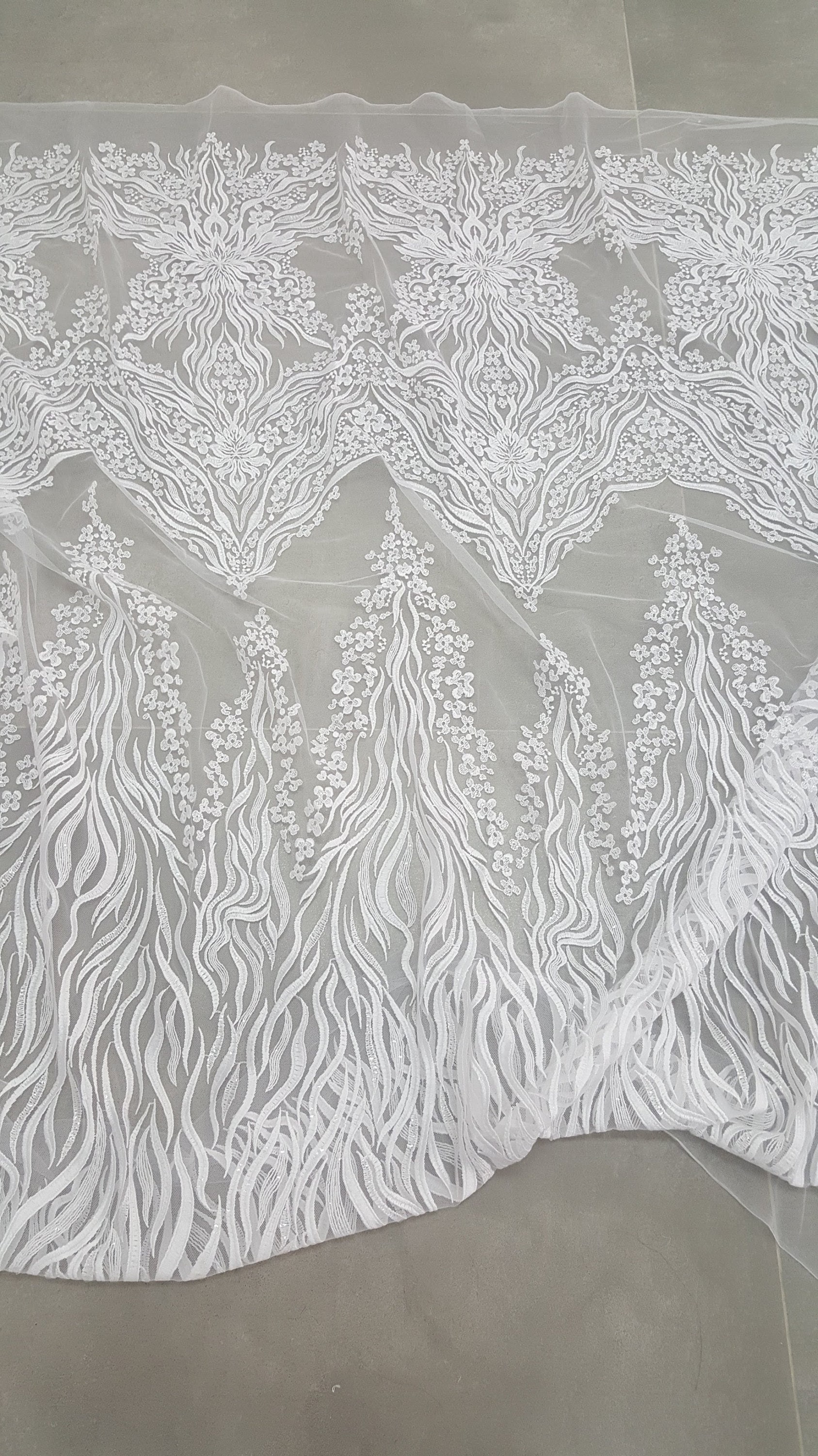 New collection lace bridal lace fabric fashion wedding dress | Etsy