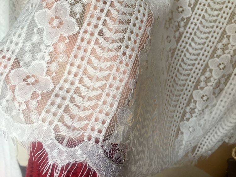 Vintage Lace Material for Dress Sewing DIY & Home Adorn | Etsy