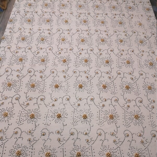 Subtle Quality Cahntilly Lace Fabric Piece Double Edging Eyelash Lace ...