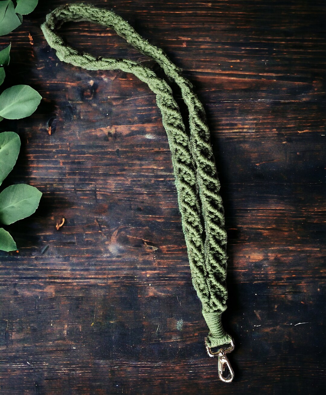 Macrame Diamond Lanyard | Handmade Cotton Boho Teacher Gift - Etsy