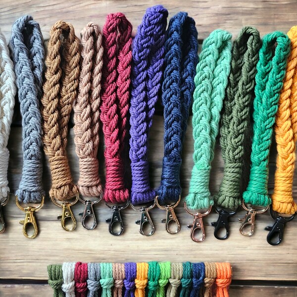 Macrame Keychain - Etsy