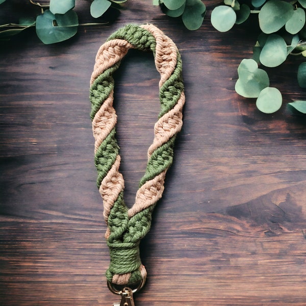 Macrame Keychain Personalized - Etsy