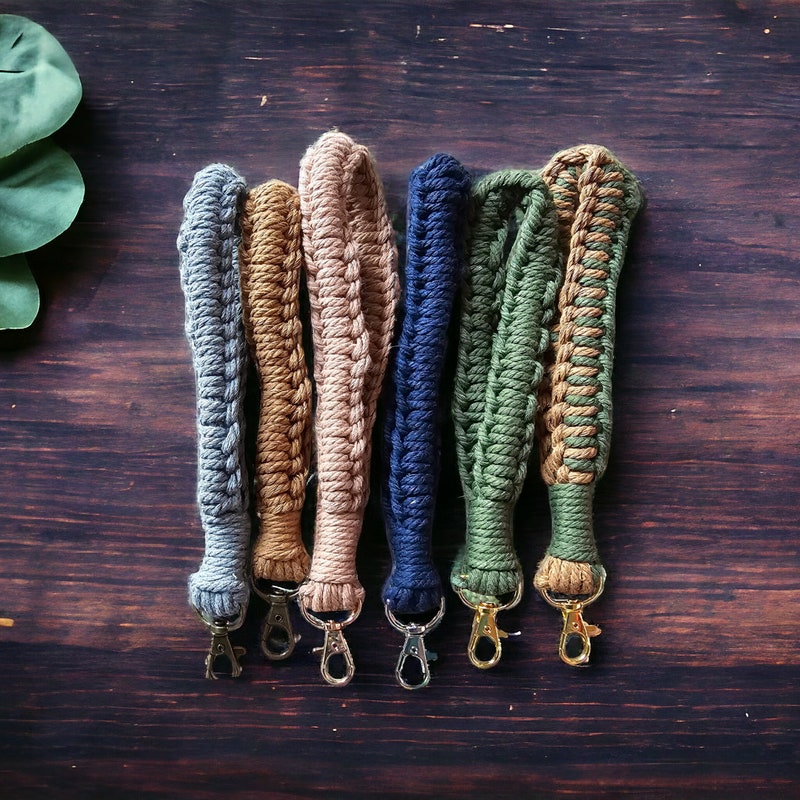 Macrame Key Chains - Etsy