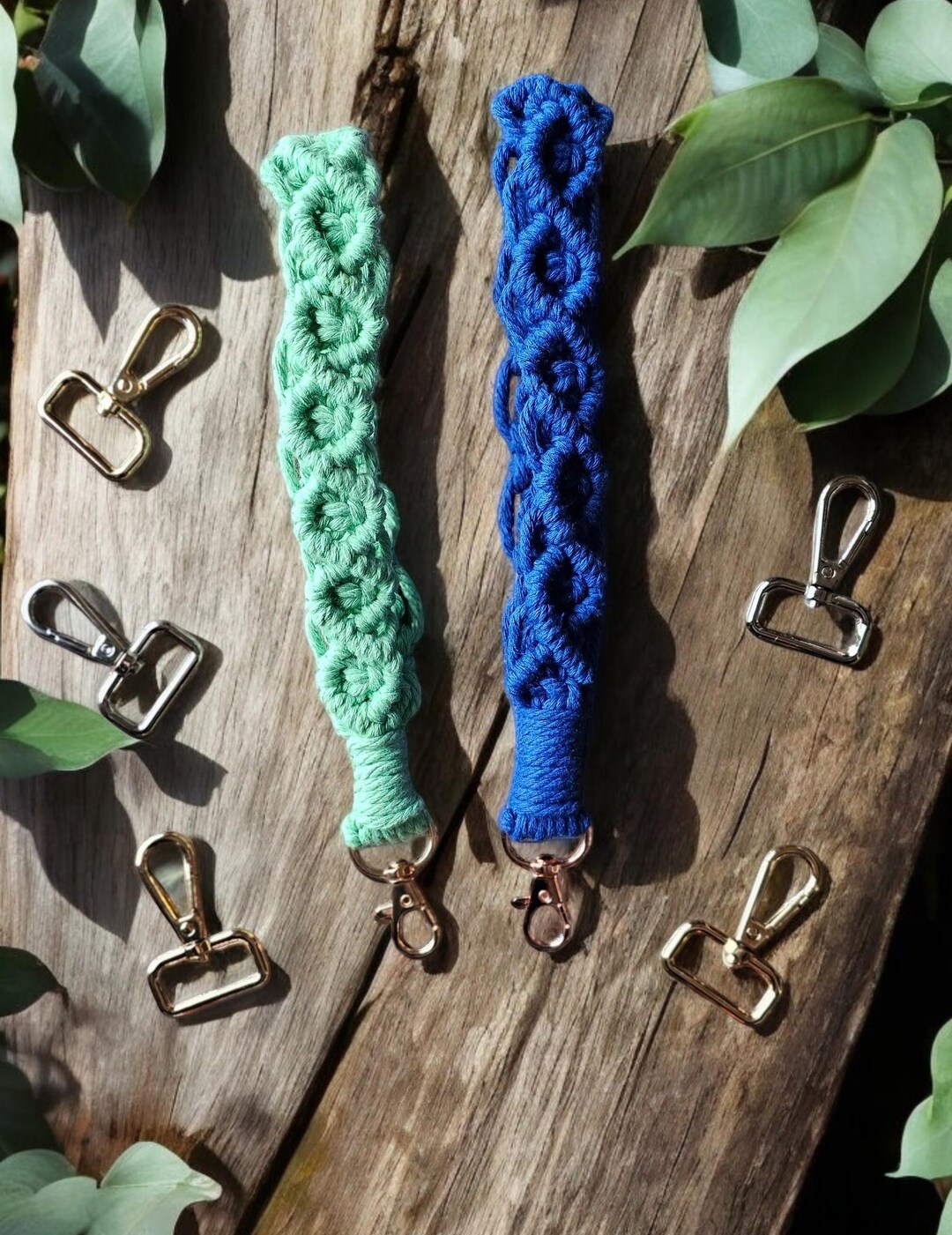 Macrame Diamond Wristlet Keychain/party Favor/gift/bulk/boho - Etsy