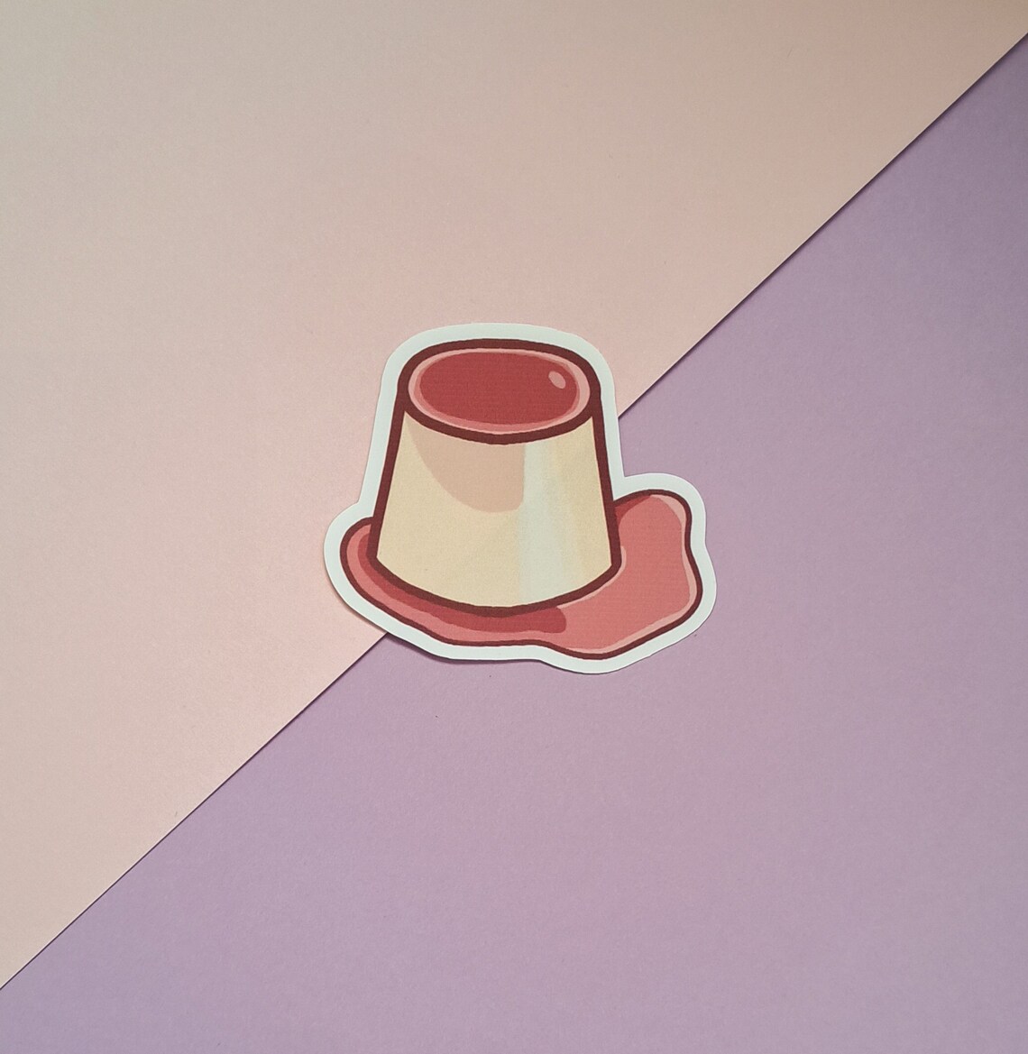 Crème Caramel Flan Sticker - Etsy