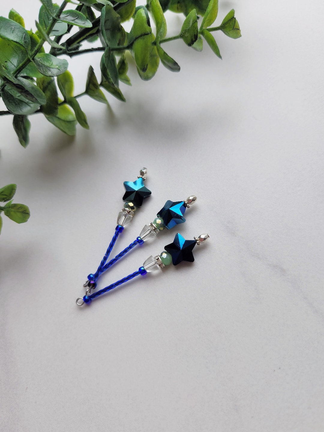 Iridescent Blue Star Wand, Mini Fairy Wand, Tooth Fairy Wand, Princess Wand, Fairy Accessory ...