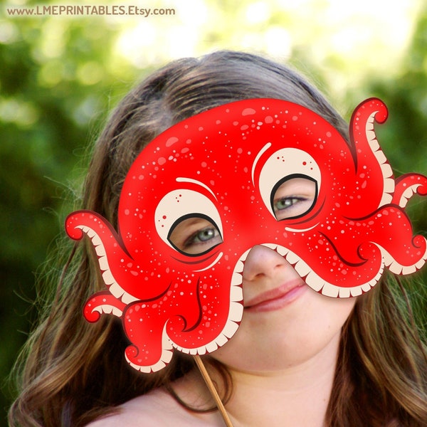 Octopus Mask - Etsy