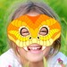 Yellow Orange Snake Printable Mask Halloween Costume Reptile Lizard ...
