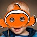 Clownfish Printable Mask Halloween Costume Clown Fish Orange Sea Animal ...