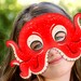 Red Octopus Mask Printable Halloween Costume Animal Mask Ocean Pool ...