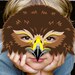 Falcon Hawk Mask Printable Golden Eagle Halloween Bird Prey Paper ...