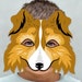 Collie Dog Mask Printable Halloween Animals Costume Kid Adult - Etsy