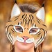 Lynx Mask Printable Halloween Animal Masks Children Jungle Safari Mask ...