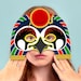 Ra Mask Printable Egyptian Sun God Costume Ancient Egypt Hawk Falcon ...