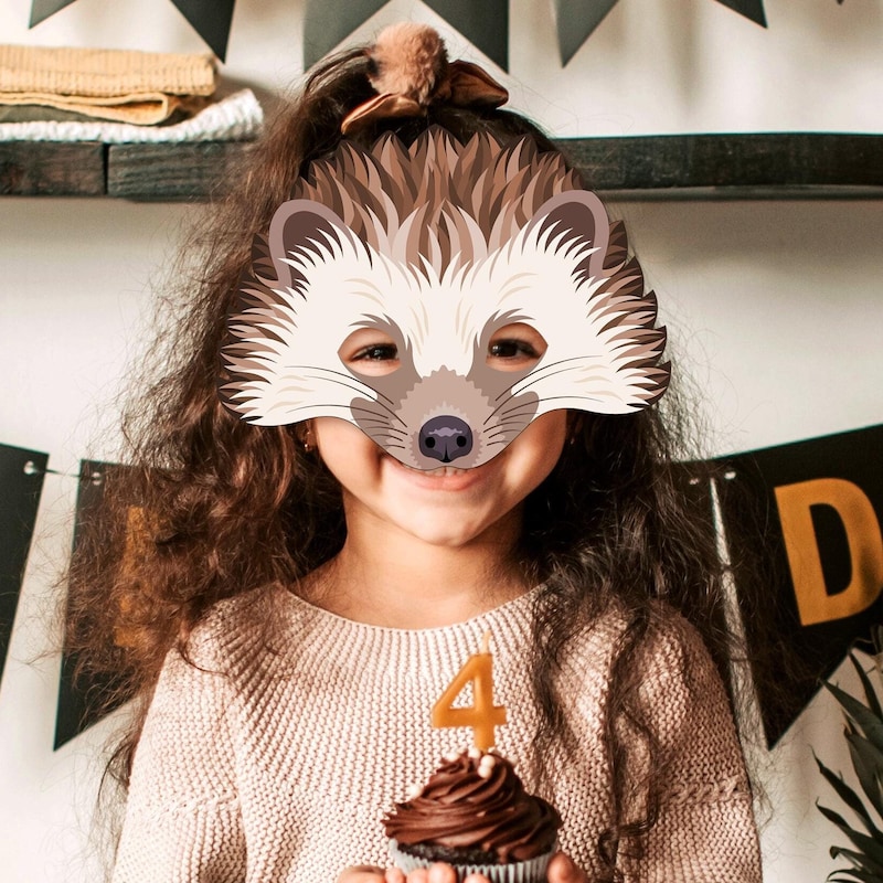 Hedgehog Mask - Etsy