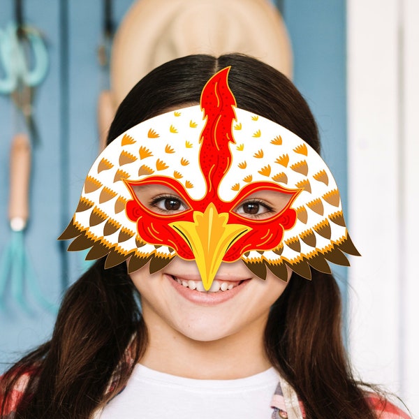 Rooster Mask - Etsy
