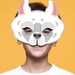 Llama Printable Mask Costume Alpaca Camel Peru Dromedary Halloween ...