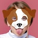 Dog Mask Jack Russell Terrier Printable Halloween Masks Pet Costume ...