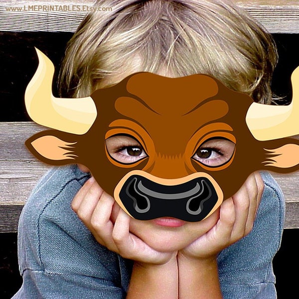 Bull Mask - Etsy