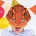 T-rex Mask Printable Dinosaur Halloween Costume Animal - Etsy