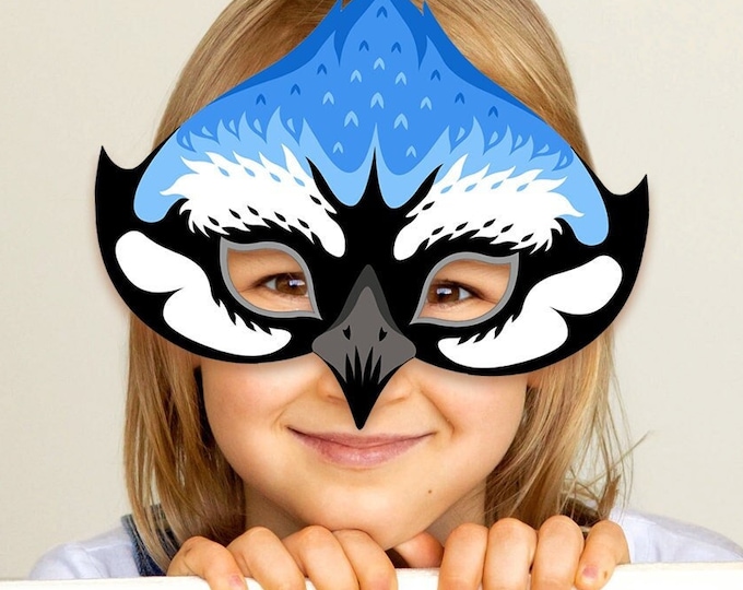 Falcon Hawk Mask Printable Golden Eagle Halloween Bird Prey Paper ...