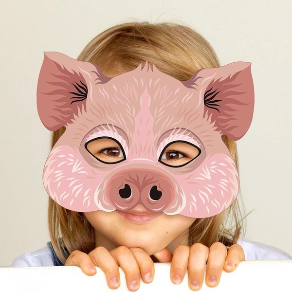 Pig Mask - Etsy