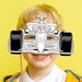 Race Car Mask Coloring Printable Formula 1 Halloween Costume F1 ...