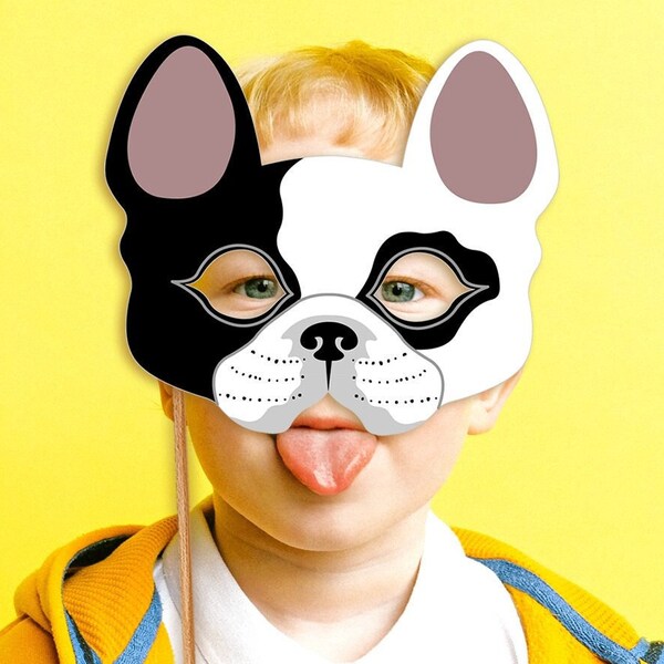 Bulldog Mask - Etsy
