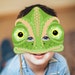 Chameleon Printable Mask Halloween Costume Reptile Lizard PDF Paper ...
