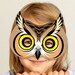 Owl Mask Bird Printable Great Horned Owl Halloween Costume Party Paper ...