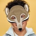 Anteater Mask Printable Costume Animal Halloween Mask Giant Anteater ...