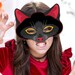 Black Cat Mask Printable Halloween Party Costume Pet Animal Pattern ...