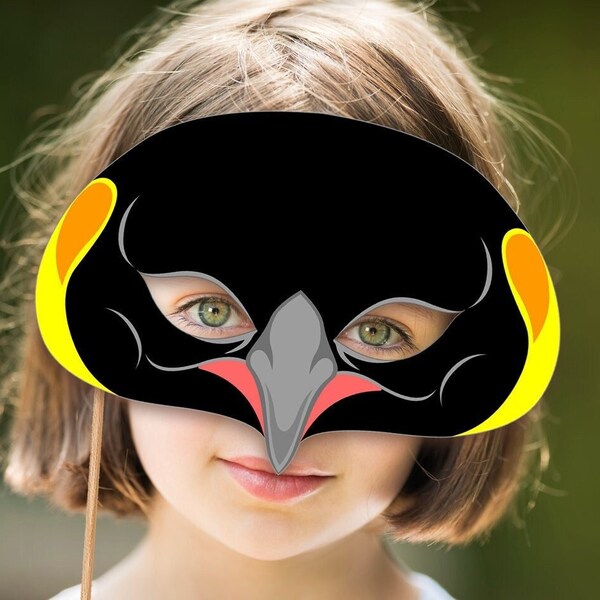 Penguin Mask - Etsy